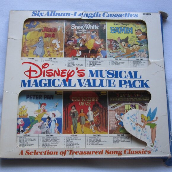 Disney | Toys | Vintage Disneys Musical Magical Value Pack 6 Full ...
